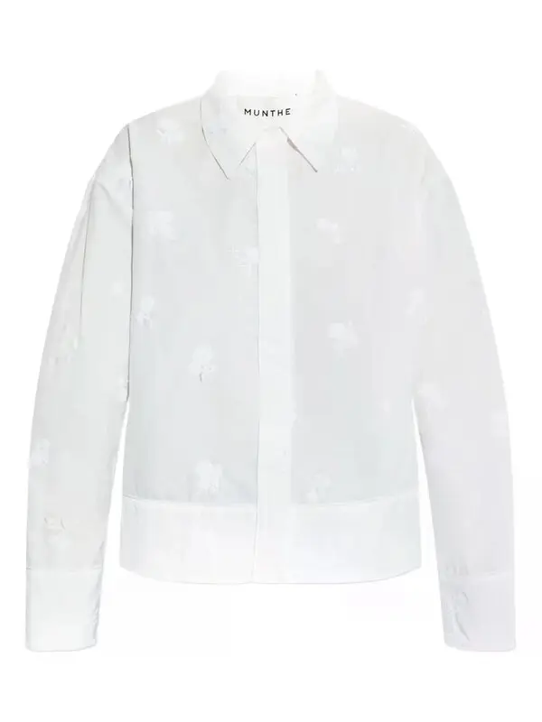 Munthe Kaseia Embroidered Button-up Shirt