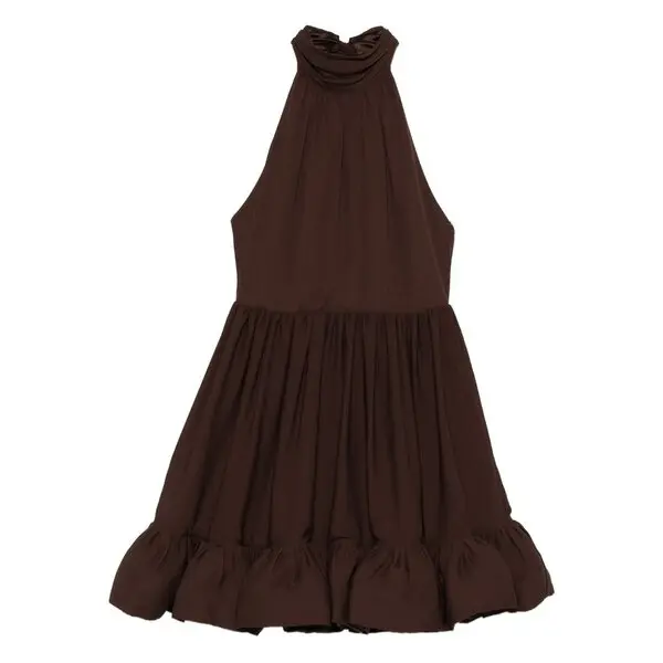 MALINA A-line Dress With Ruffled Hem