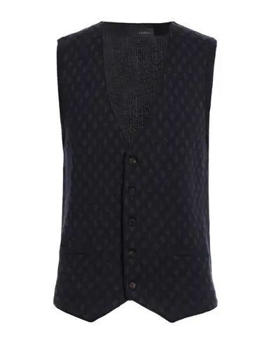 LARDINI Jacquard-knit Wool Cardigan