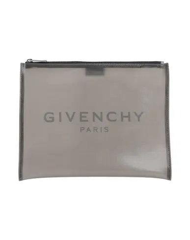 Givenchy Handbag In Coated Fabric - Grey