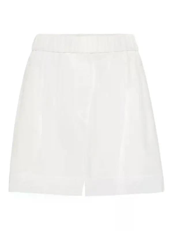 Brunello Cucinelli Organza Shorts - White