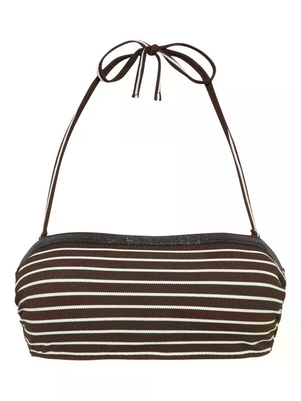 Brunello Cucinelli Monili-detail Bikini Top