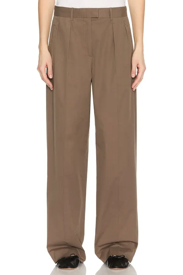 THE ROW Alfifis Pant - Taupe