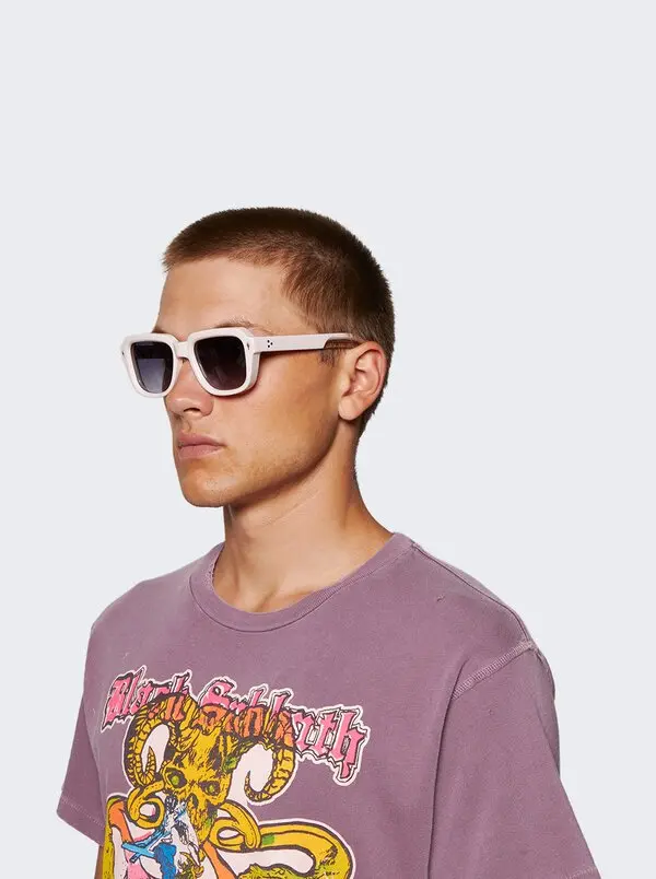 JACQUES MARIE MAGE Taos Sunglasses - Silver