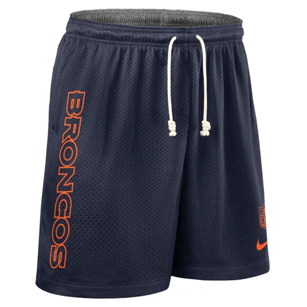 Nike Denver Broncos Sideline Reversible Dri-fit Nfl Shorts