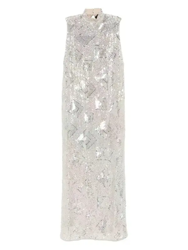 TALLER MARMO Sequinned Maxi Dress