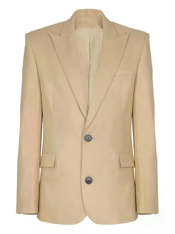 Balmain Canvas Blazer - Neutrals
