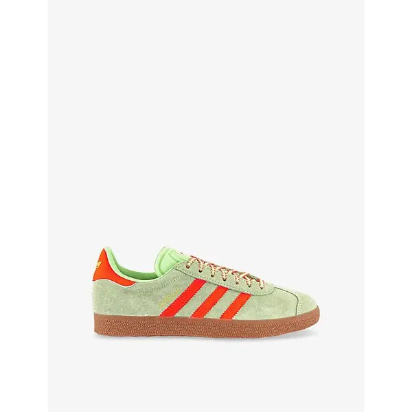 Adidas Gazelle Suede Low-top Trainers - Semi Green Spark Solar O