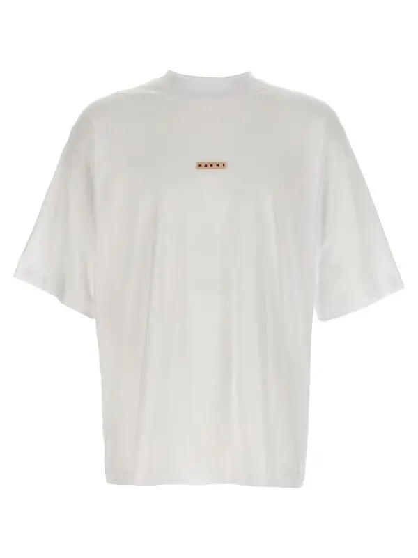 Marni Logo Patch T-shirt - White