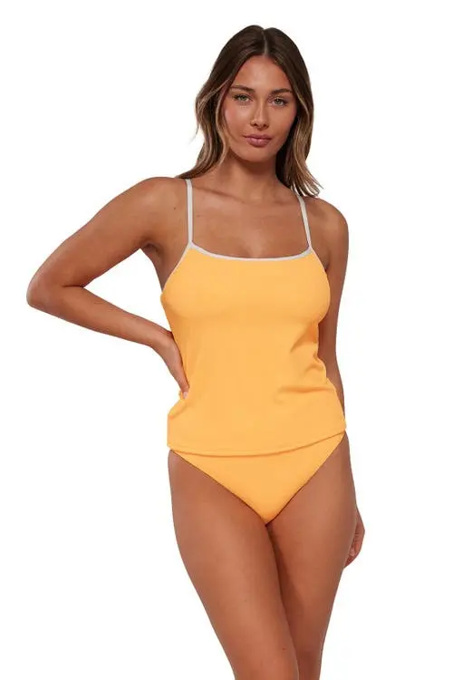 PACIFICA BY SUNSETS Coralie Tankini Swimsuit Top Dd Cup - Papaya