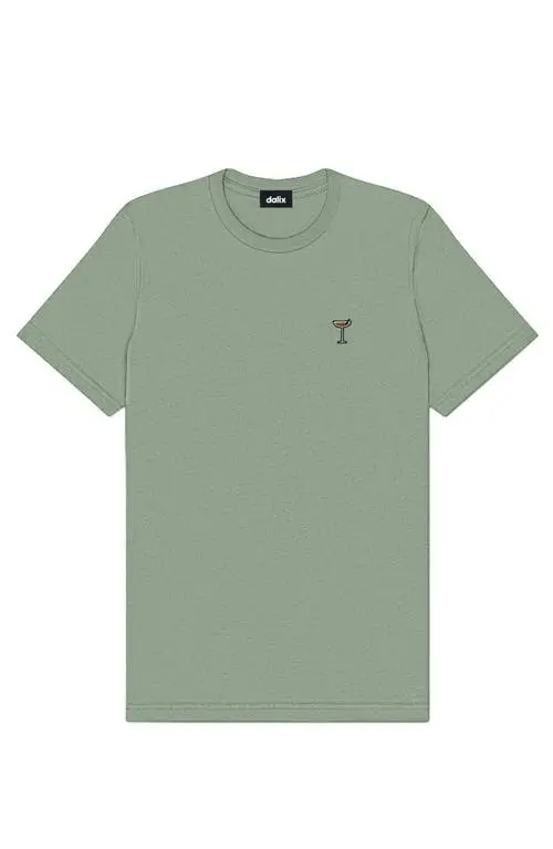 DALIX Espresso Martini Midweight Tee - Sage
