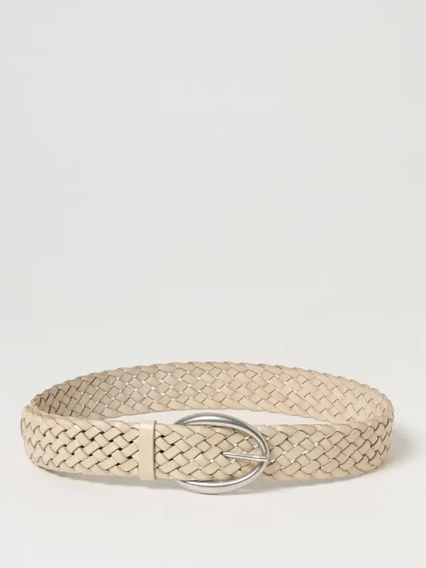 ORTIGNI Braided Belt - Ivory