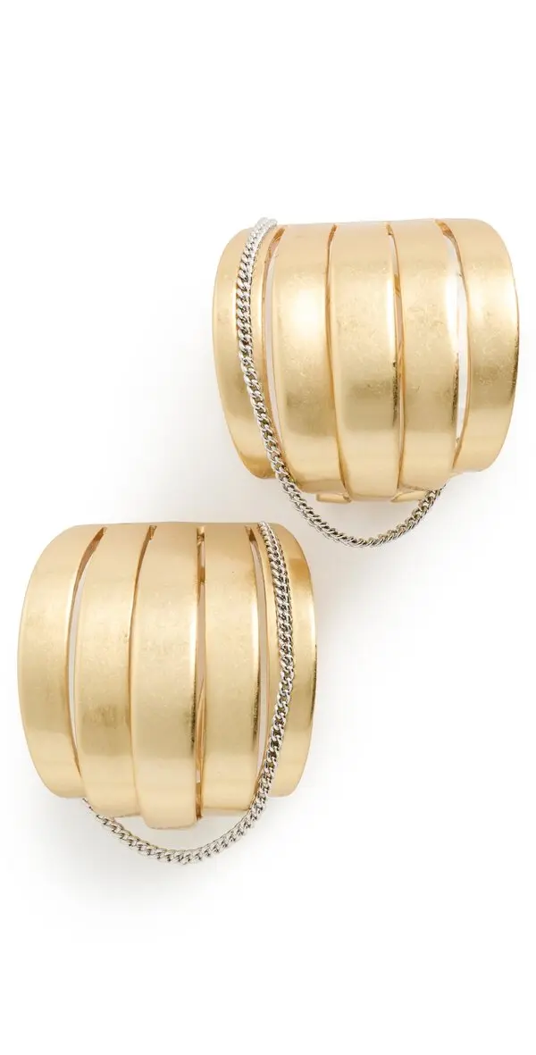 Demarson Allegra Earrings - Two Tone