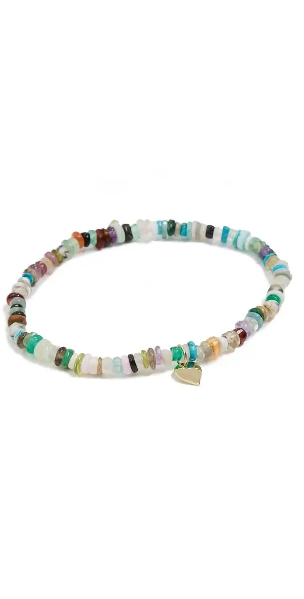 SYDNEY EVAN Heart Charm On Bracelet