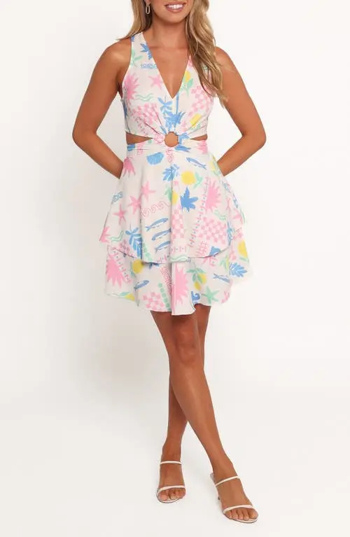PETAL & PUP Freda Cutout Mini Dress