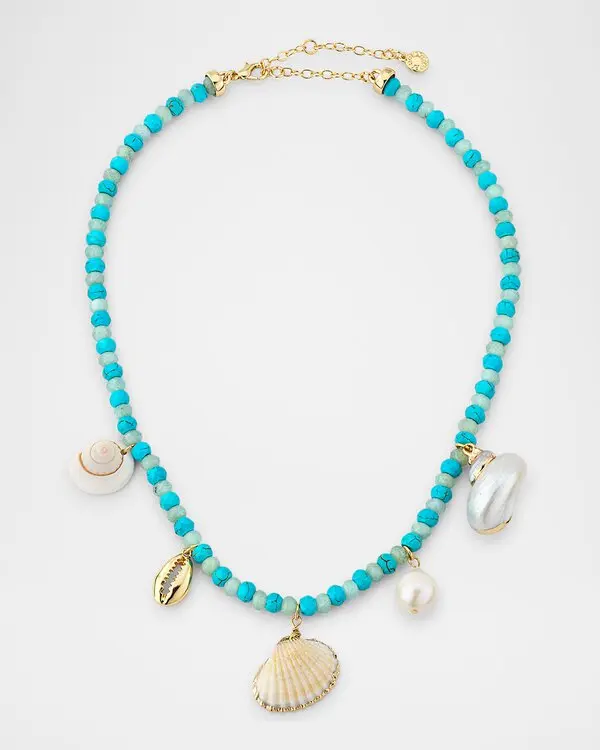 Baublebar Necklace With Shell Charms