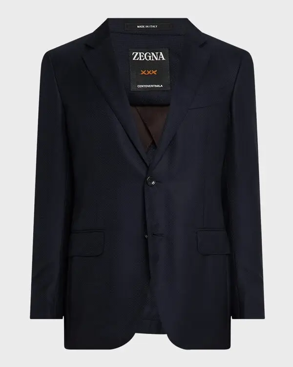 Zegna Couture Classic Wool Blazer