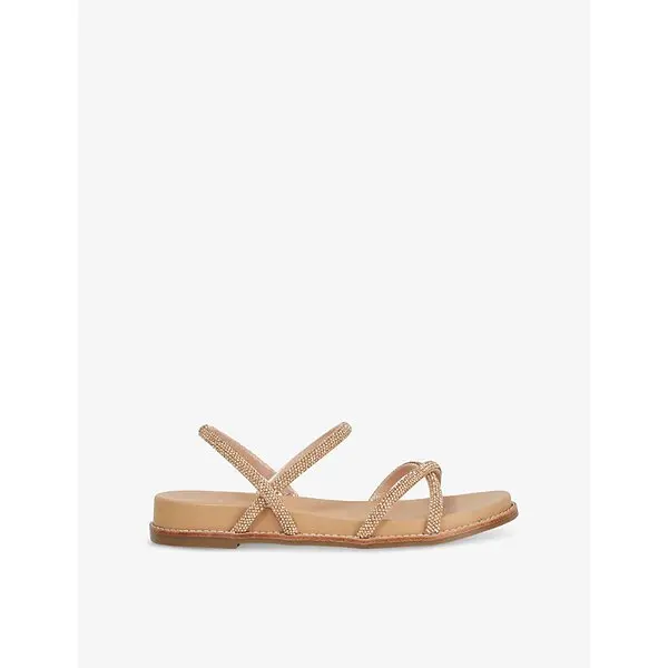 DUNE Levia Crystal-embellished Sandals