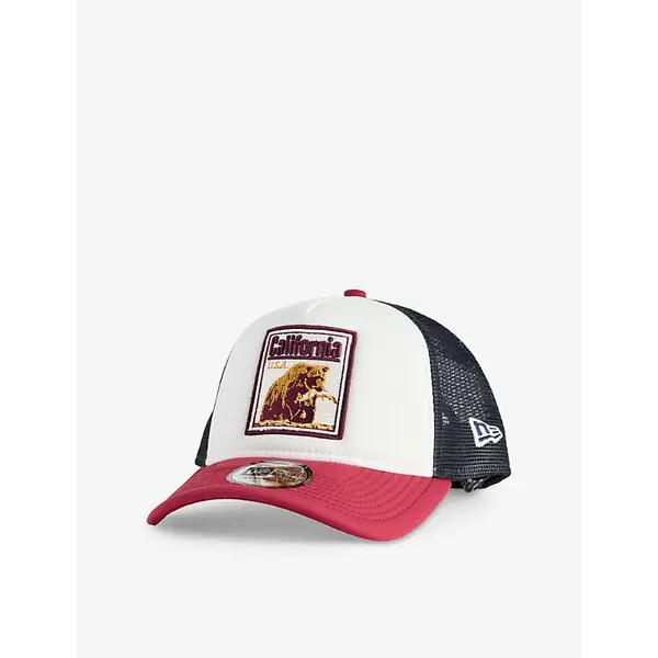 New Era 9forty Graphic Patch A-frame Stretch-woven Trucker Cap - White