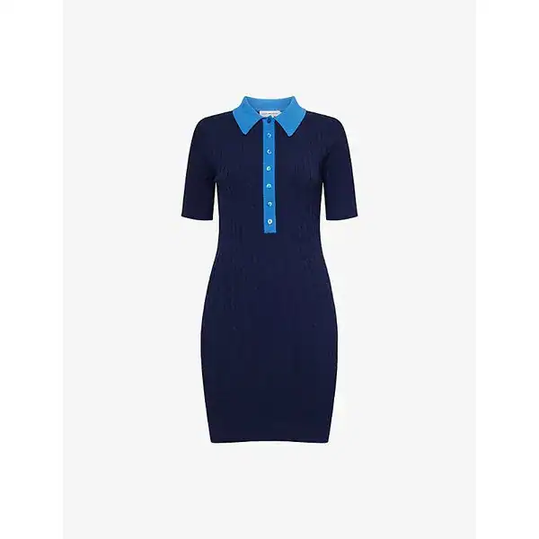 Cable-knit Mini Dress