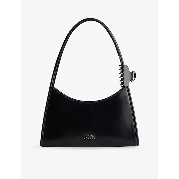 Marc Jacobs Leather Shoulder Bag With Claw Clip - Black