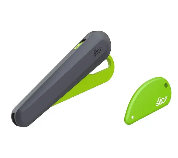 SLICE Ceramic Set Of 2 Ceramic Squeeze Knife & Safety Cutter