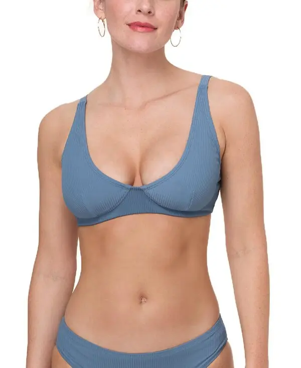 ANDIE Mila Bustier Bikini Top - Slate