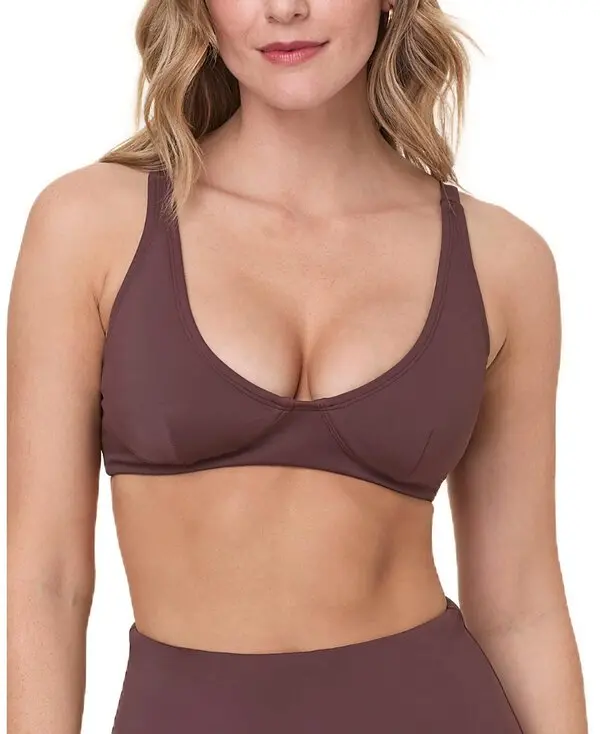 ANDIE Mila Bustier Bikini Top - Mink