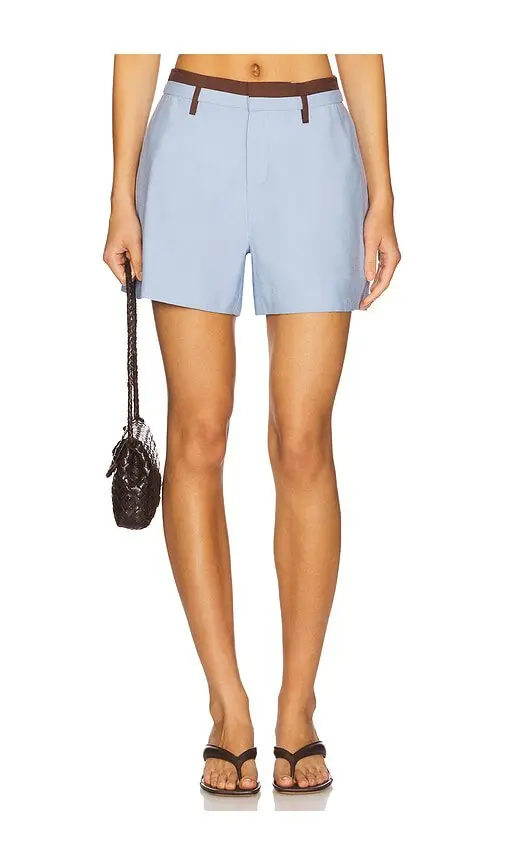 SOVERE / Refine Shorts - Blue & Brown