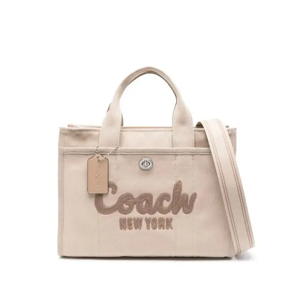 Coach Canvas Tote Bag - Beige