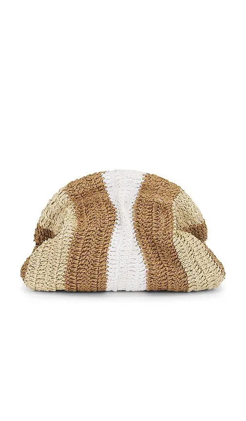 BTB LOS ANGELES Stella Clutch - Natural Multi