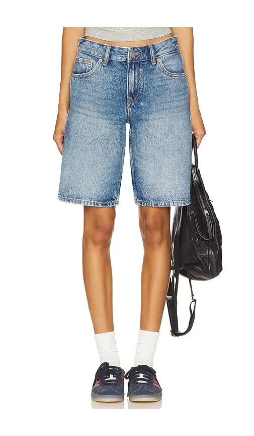 DR. DENIM Lea Denim Shorts - Stream Sky Fade