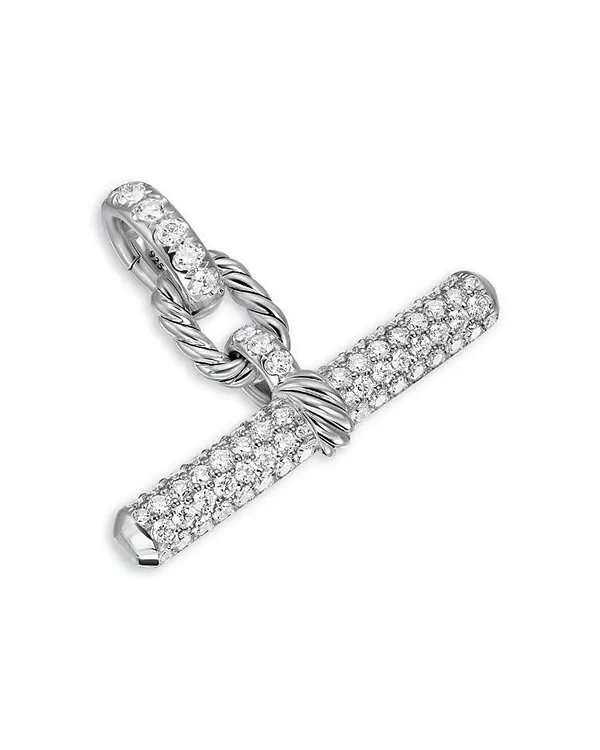 David Yurman Dy Madison Toggle Pendant - White