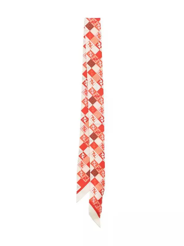Fendi Silk Scarf - Neutrals