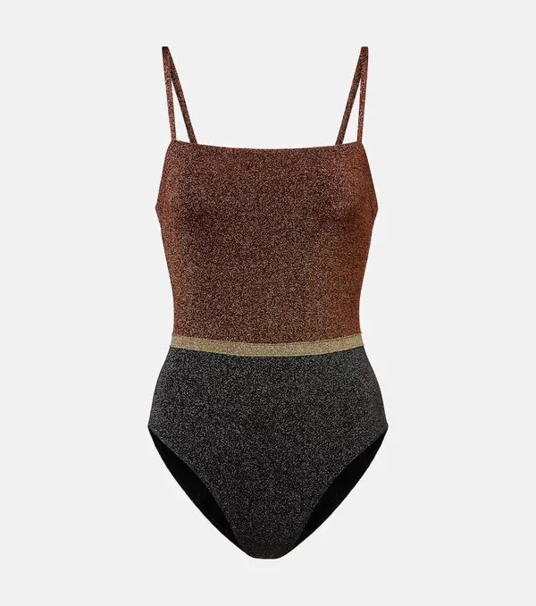 ERES Calanque Irisée Lurex One-piece Swimsuit - Multicoloured