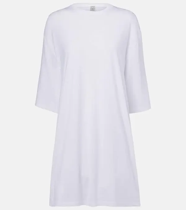 TOTÊME Jersey Minidress - White