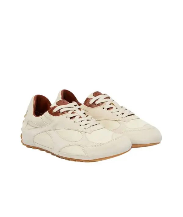 Bottega Veneta Orbit Flash Suede-trimmed Sneakers