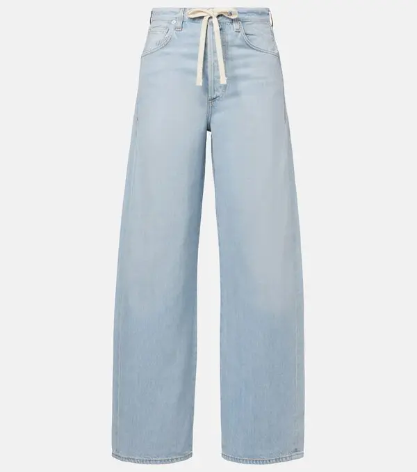 Citizens Of Humanity Brynn Low-rise Wide-leg Jeans - Blue
