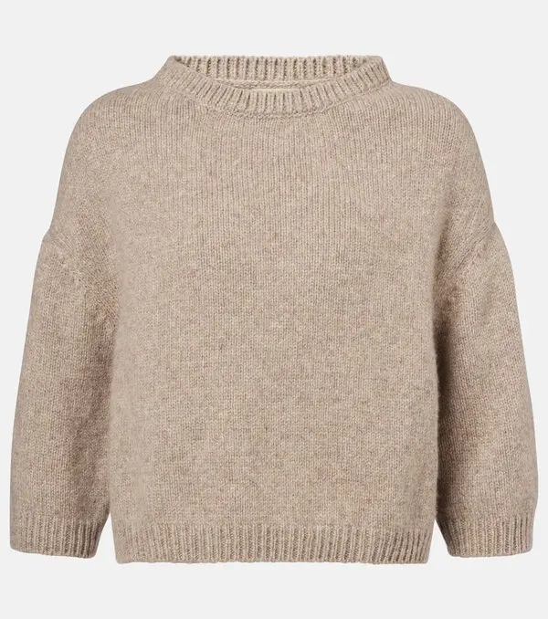 Khaite Sabina Cashmere Sweater - Beige