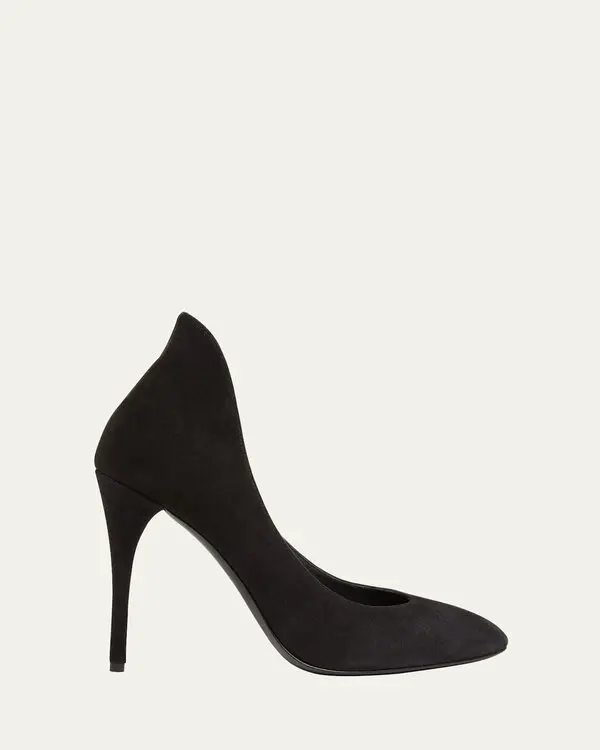 Alaïa Suede Pumps - Noir
