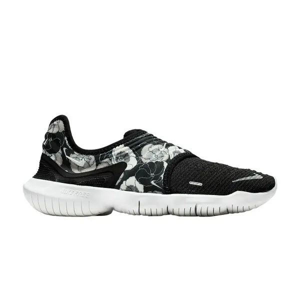 Nike Free Rn Flyknit 3.0 Floral Sneakers - Black