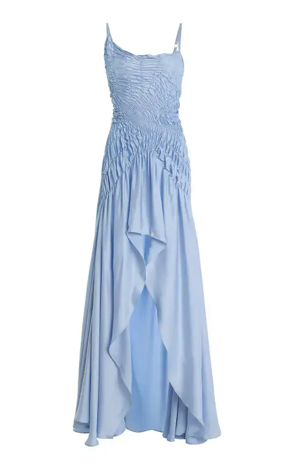 Georgia Hardinge The Eclipse Maxi Dress - Blue | Editorialist
