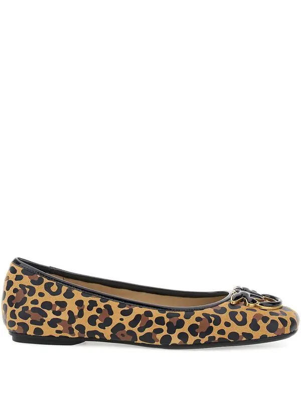 Pinko Leopard Print Ballerinas - Multicolor