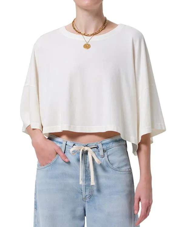 Citizens Of Humanity Crop Cape Tee - Pashima