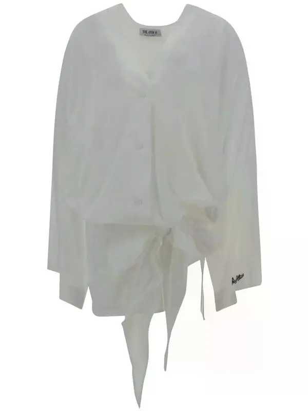 Attico Draped-detailing Mini Dress