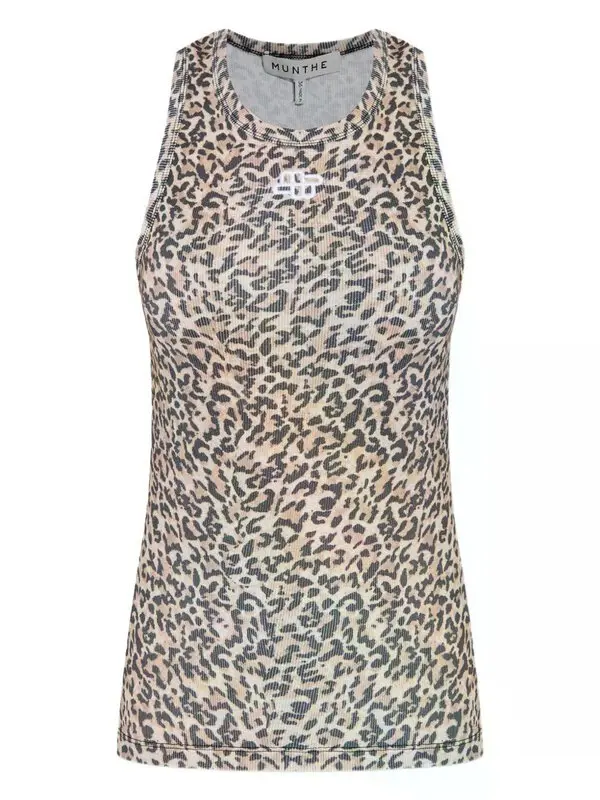 Munthe Sleeveless Top - Neutrals