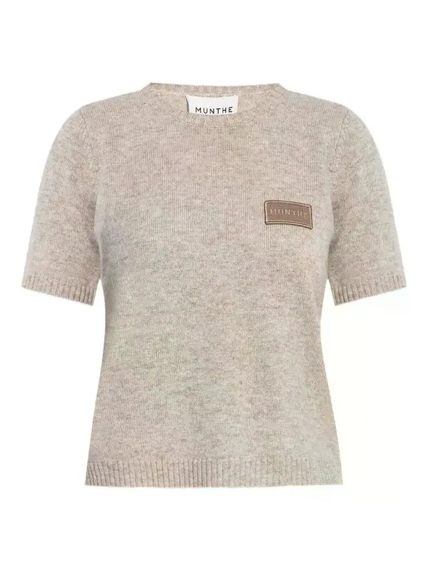 Munthe Wool-cashmere Blend Knitted Top