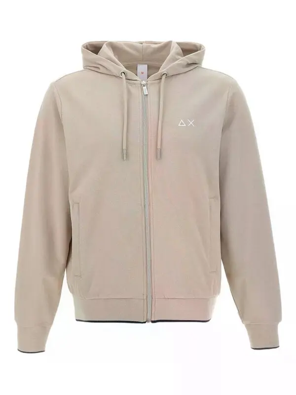 SUN 68 Zip-up Hoodie - Neutrals