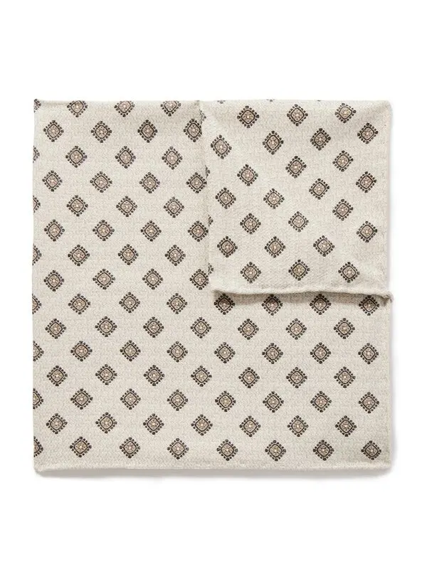 Brunello Cucinelli Silk-jacquard Pocket Square