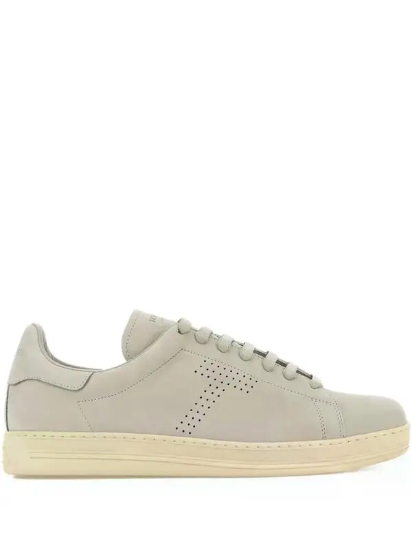 TOM FORD Warwick Leather Sneakers - Neutrals